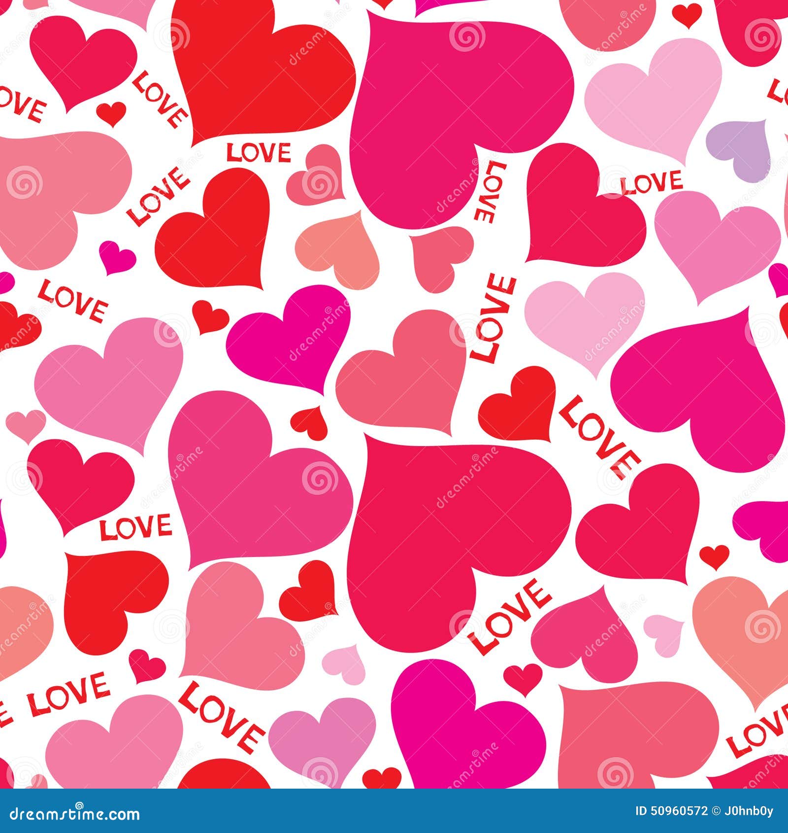 Love pattern stock vector. Illustration of decoration - 50960572