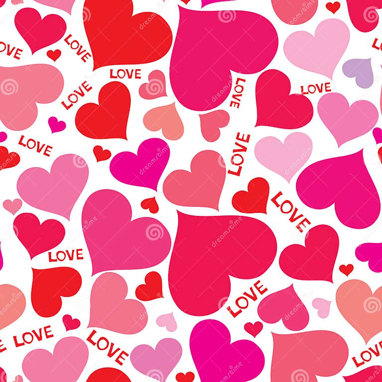 Love pattern stock vector. Illustration of decoration - 50960572