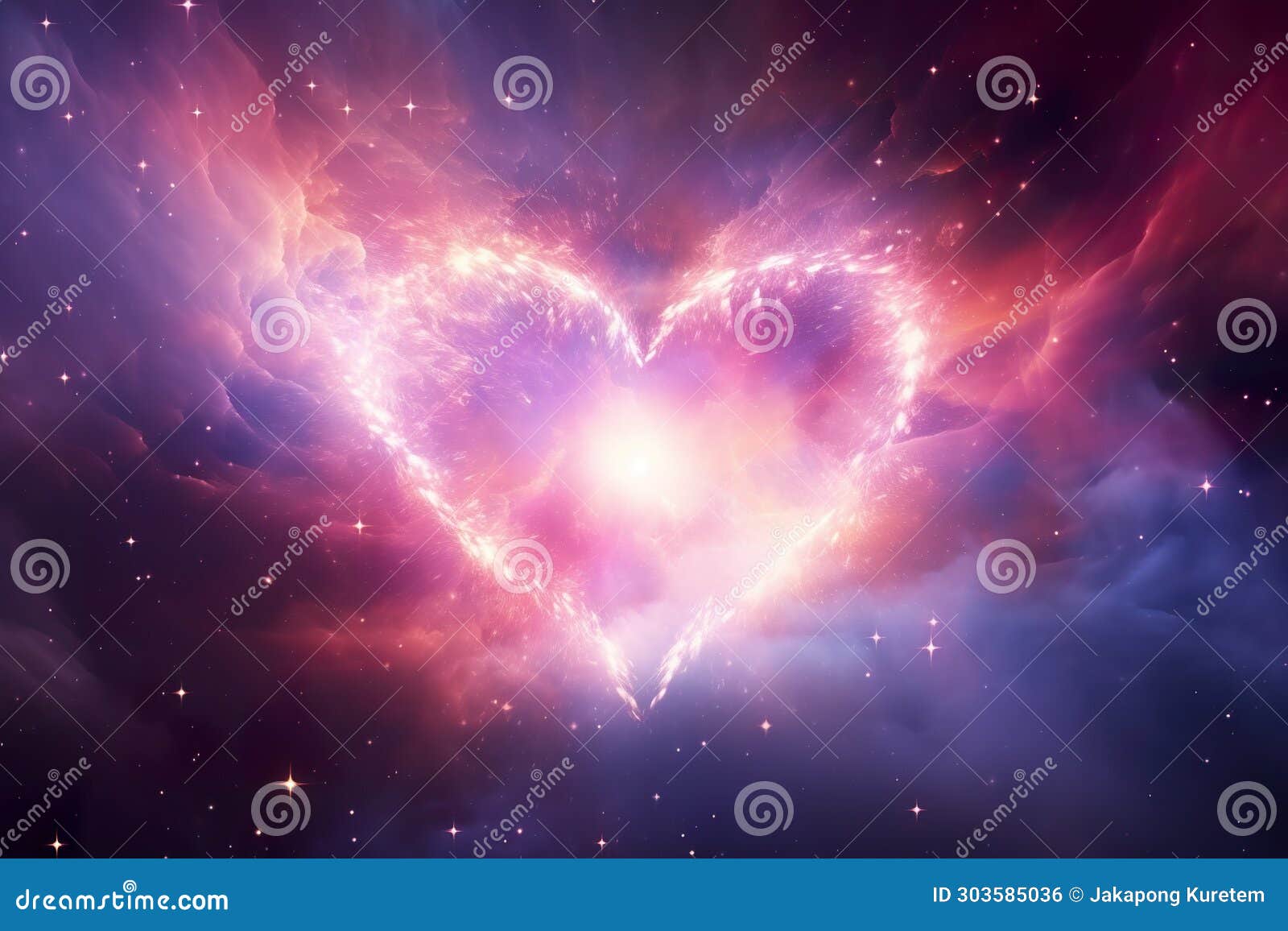 Love Pattern, Universe Lights Nebula Vortex and Starry Sky Stock ...