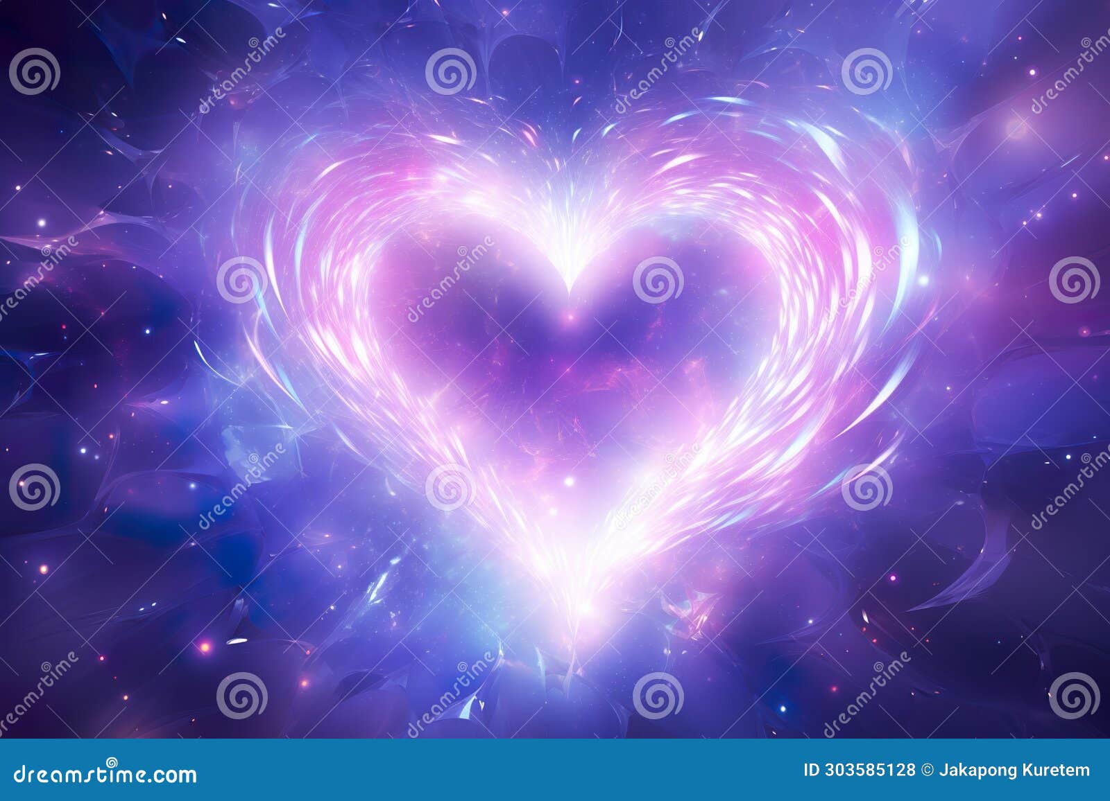 Love Pattern, Universe Lights Nebula Vortex and Starry Sky Stock ...