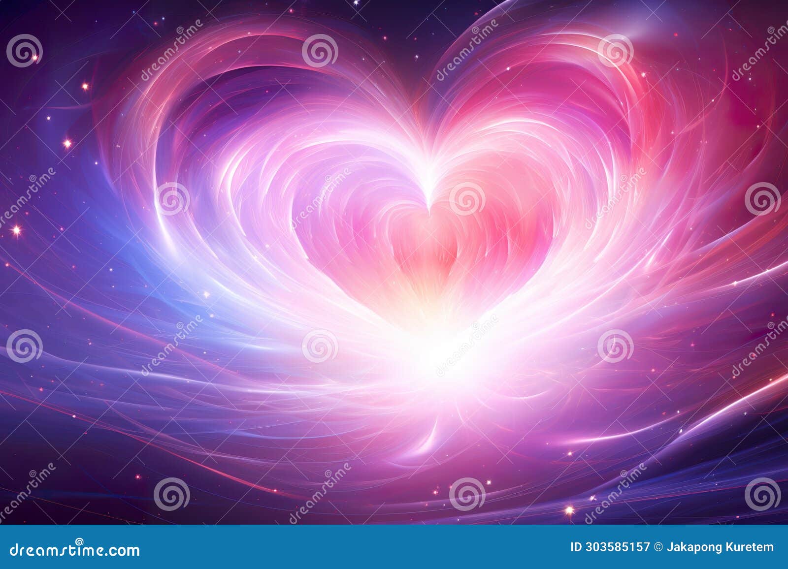 Love Pattern, Universe Lights Nebula Vortex and Starry Sky Stock ...