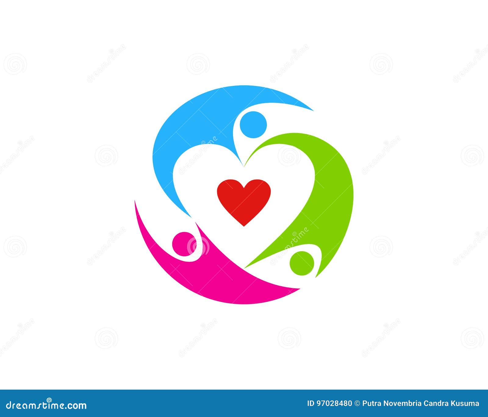Love People Icon Logo Design Element Stock Vector - Illustration of ...