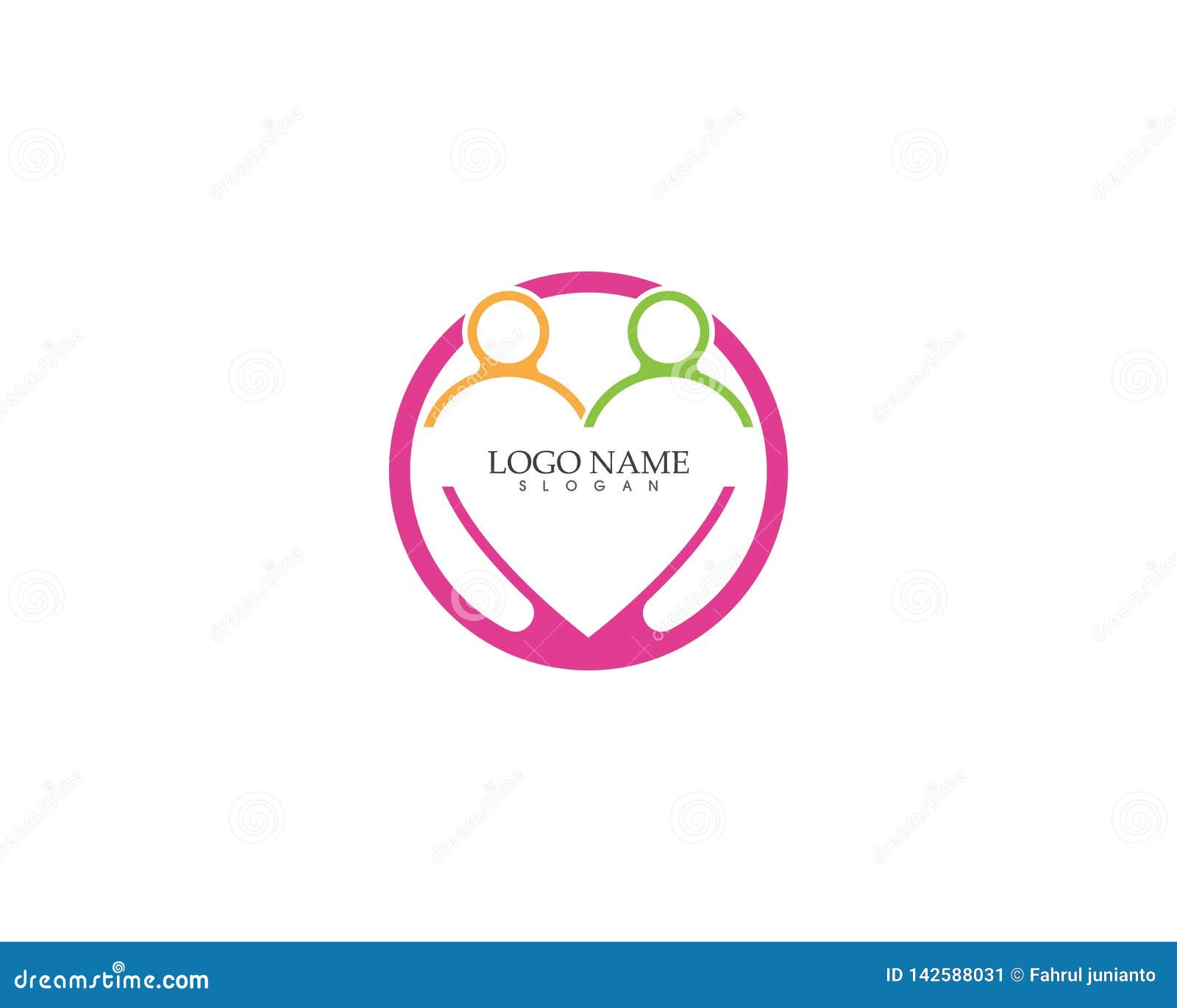 Love People Icon Vector Template Stock Vector - Illustration of ...