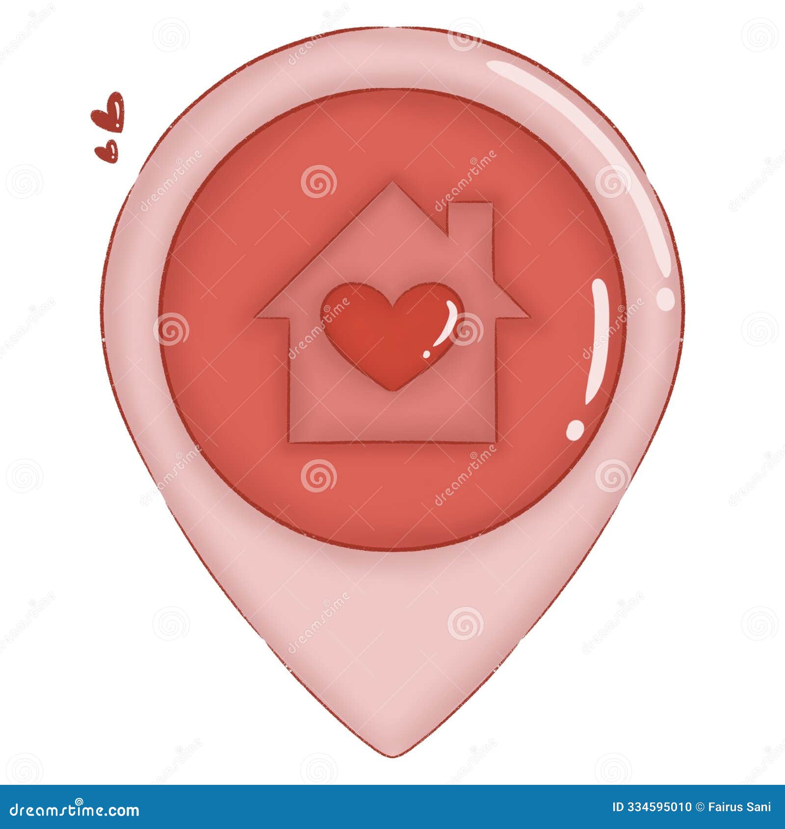 Love Pin: a Symbol of Affection and Connection Stock Photo ...