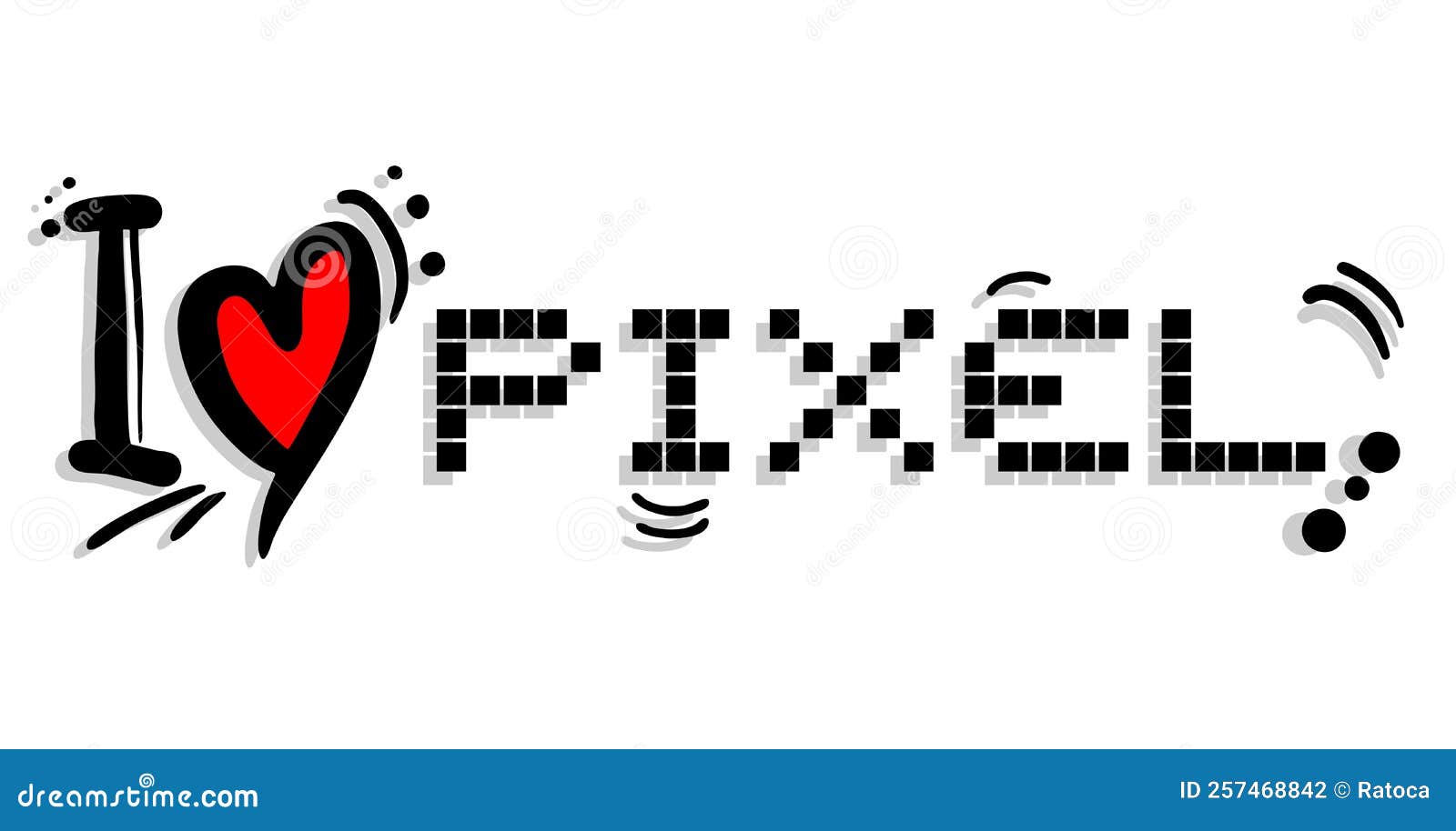Love pixel stock vector. Illustration of like, taste - 257468842