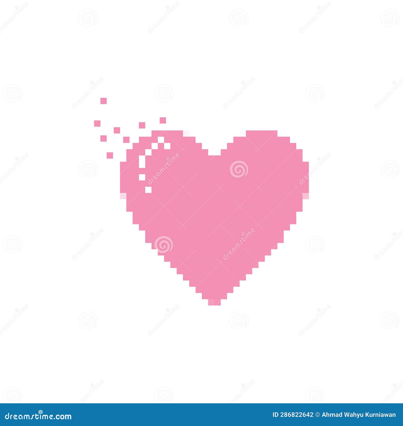 Love pixel art design stock vector. Illustration of abstract - 286822642