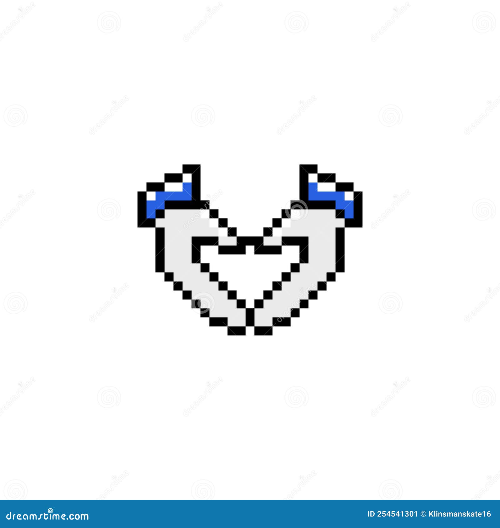 Love Pixel Icon Vector Design Stock Vector - Illustration of decoration, style: 254541301