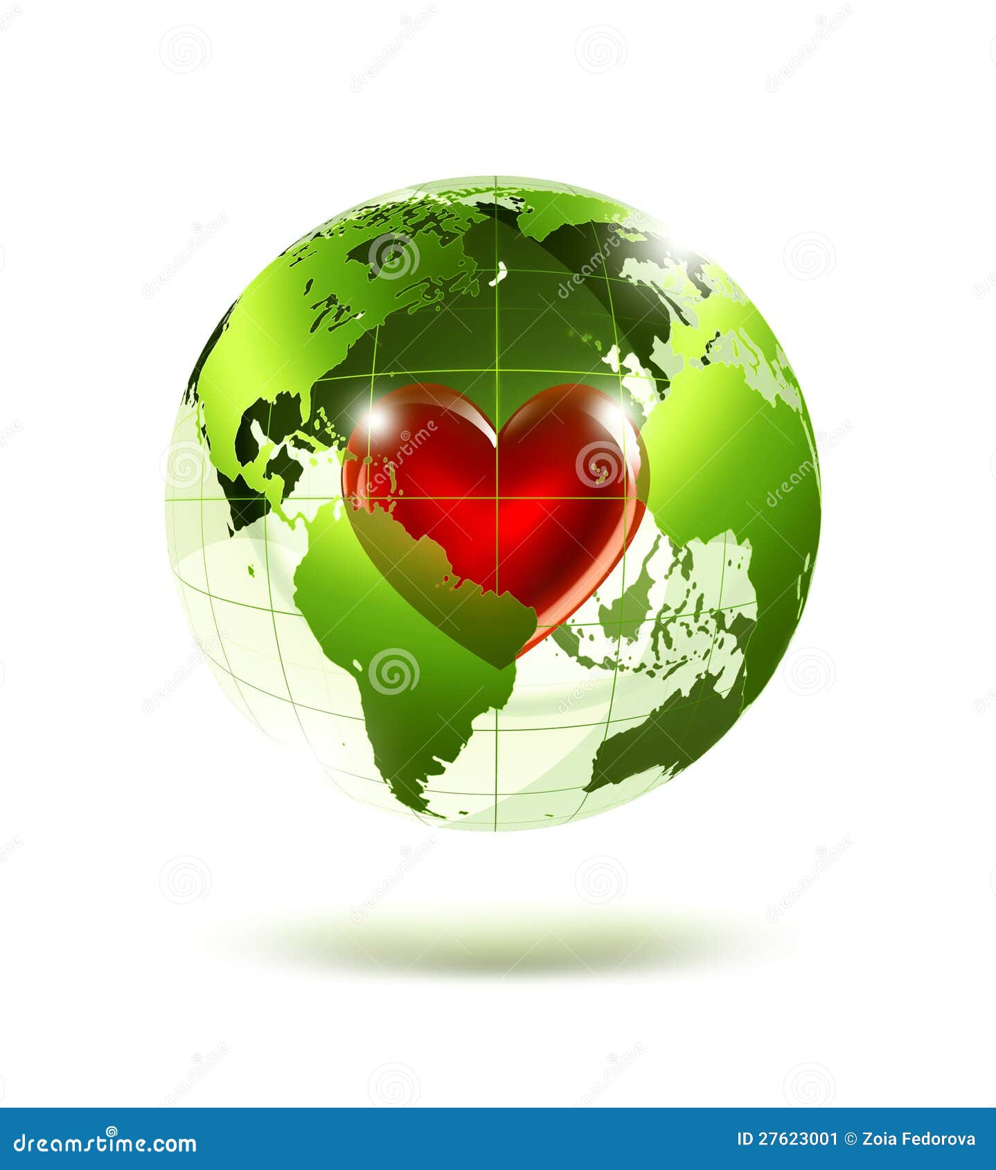 Love planet stock illustration. Illustration of love - 27623001