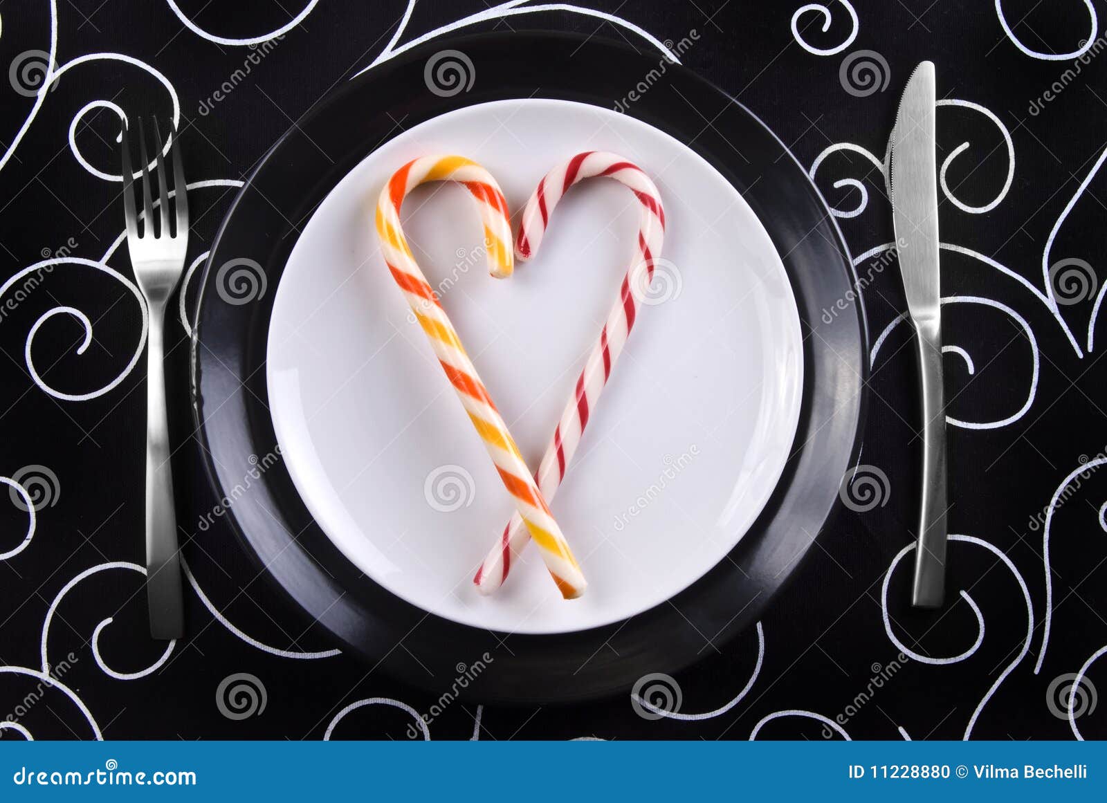 Love on the plate stock photo. Image of bistro, love - 11228880