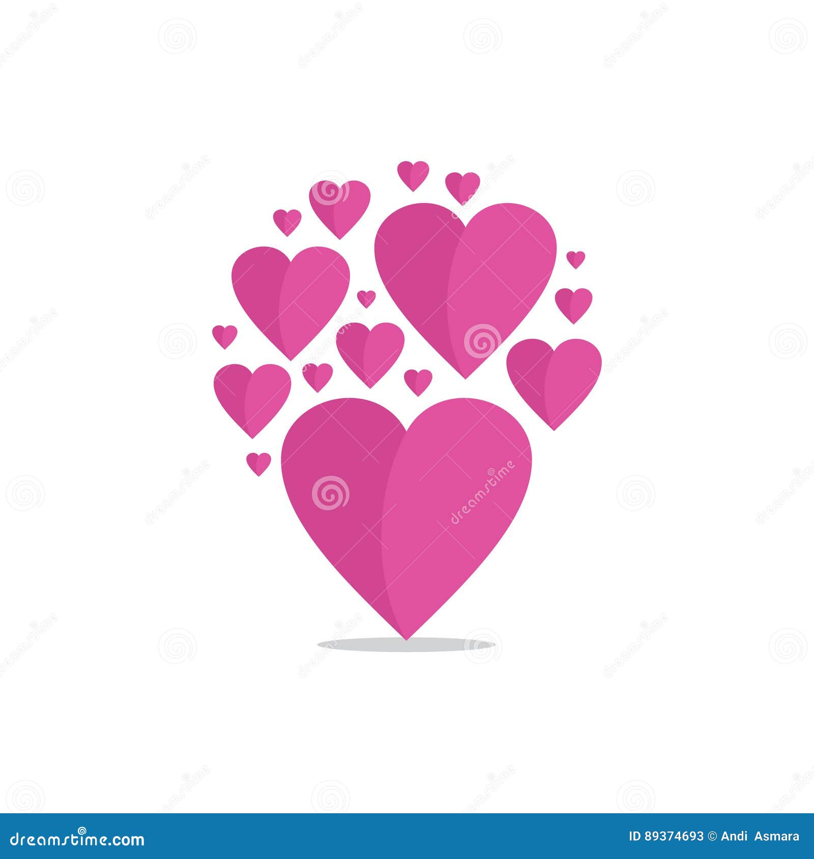 Love Point stock vector. Illustration of love, abstract - 89374693