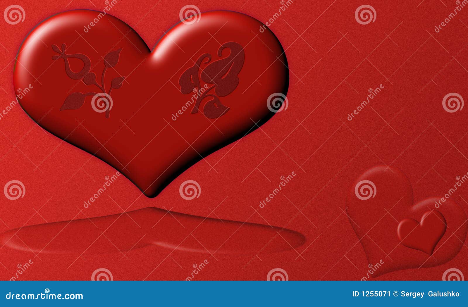 Love postcard stock illustration. Illustration of hope - 1255071