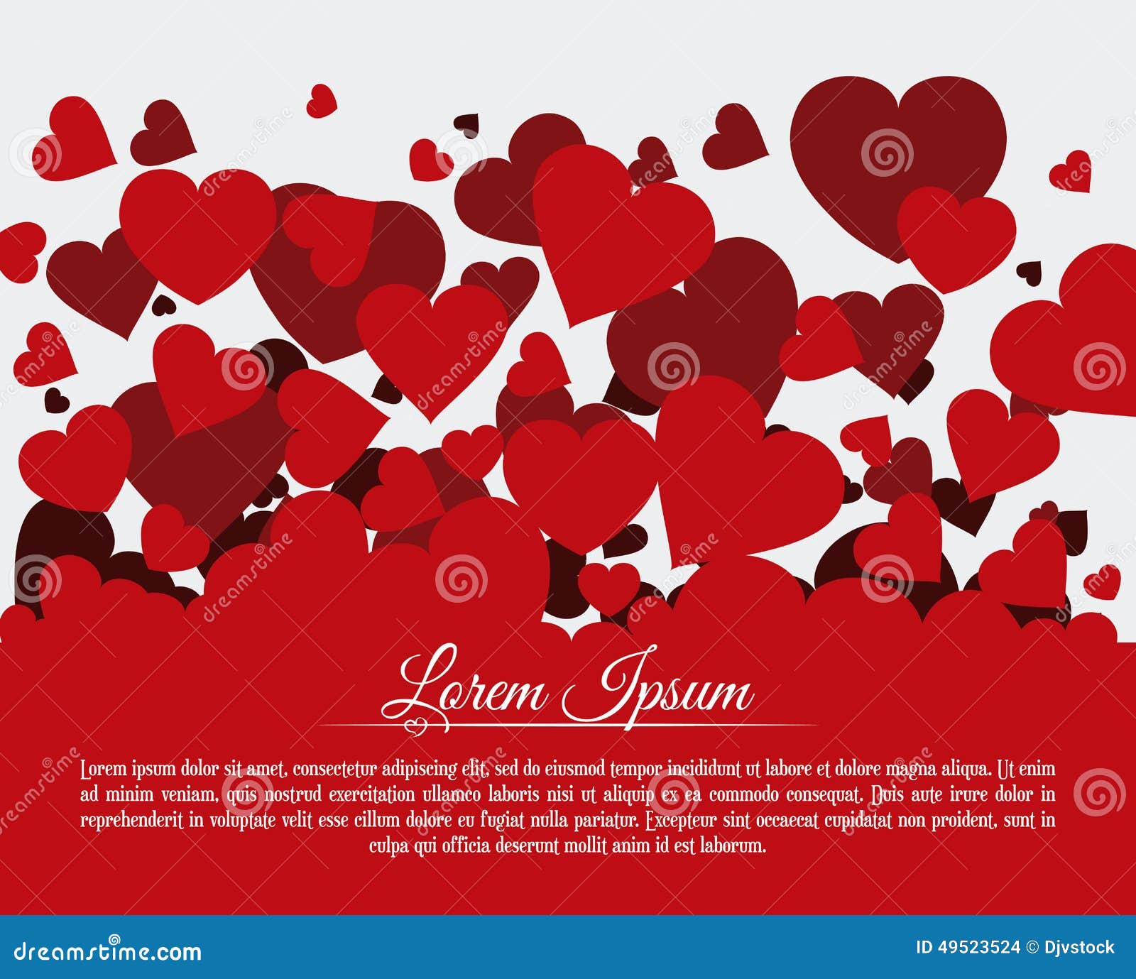 Love poster stock vector. Illustration of valentines - 49523524