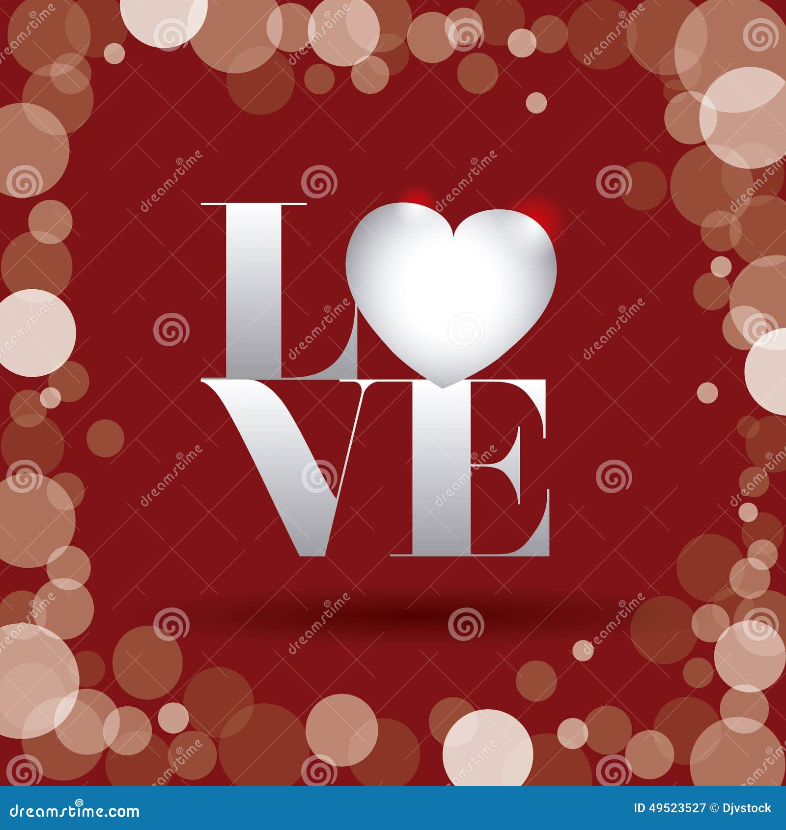 Love poster stock vector. Illustration of infinity, celebration - 49523527