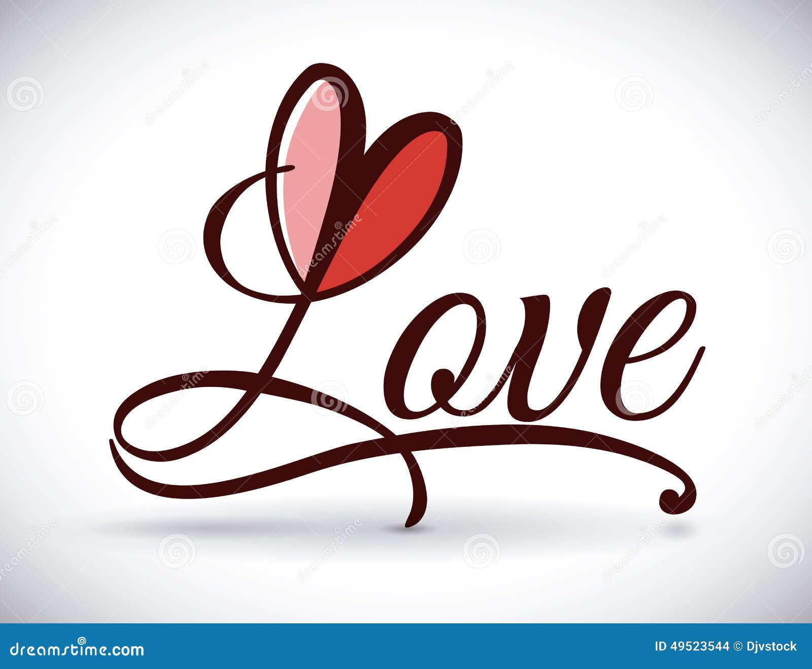 Love poster stock vector. Illustration of symbol, celebration - 49523544