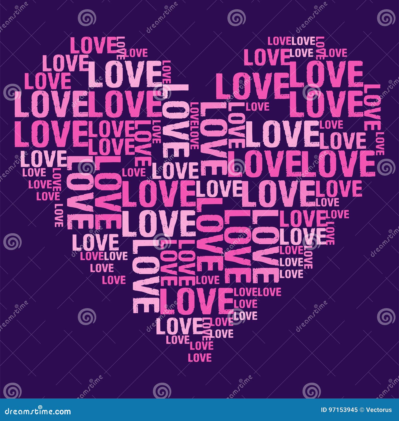 Love Purple BG stock vector. Illustration of abstract - 97153945