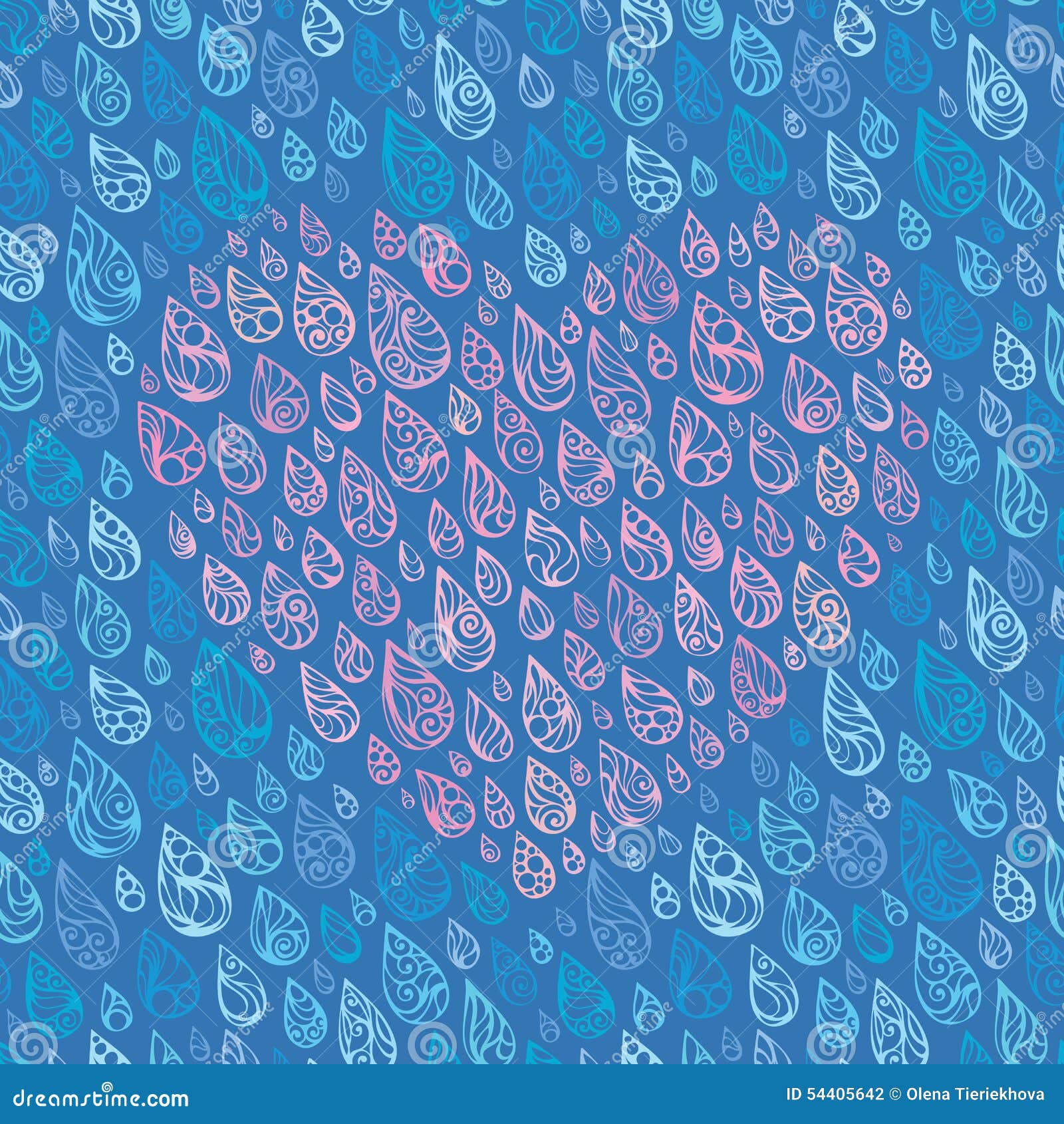 Love and rain. stock vector. Illustration of amour, hand - 54405642