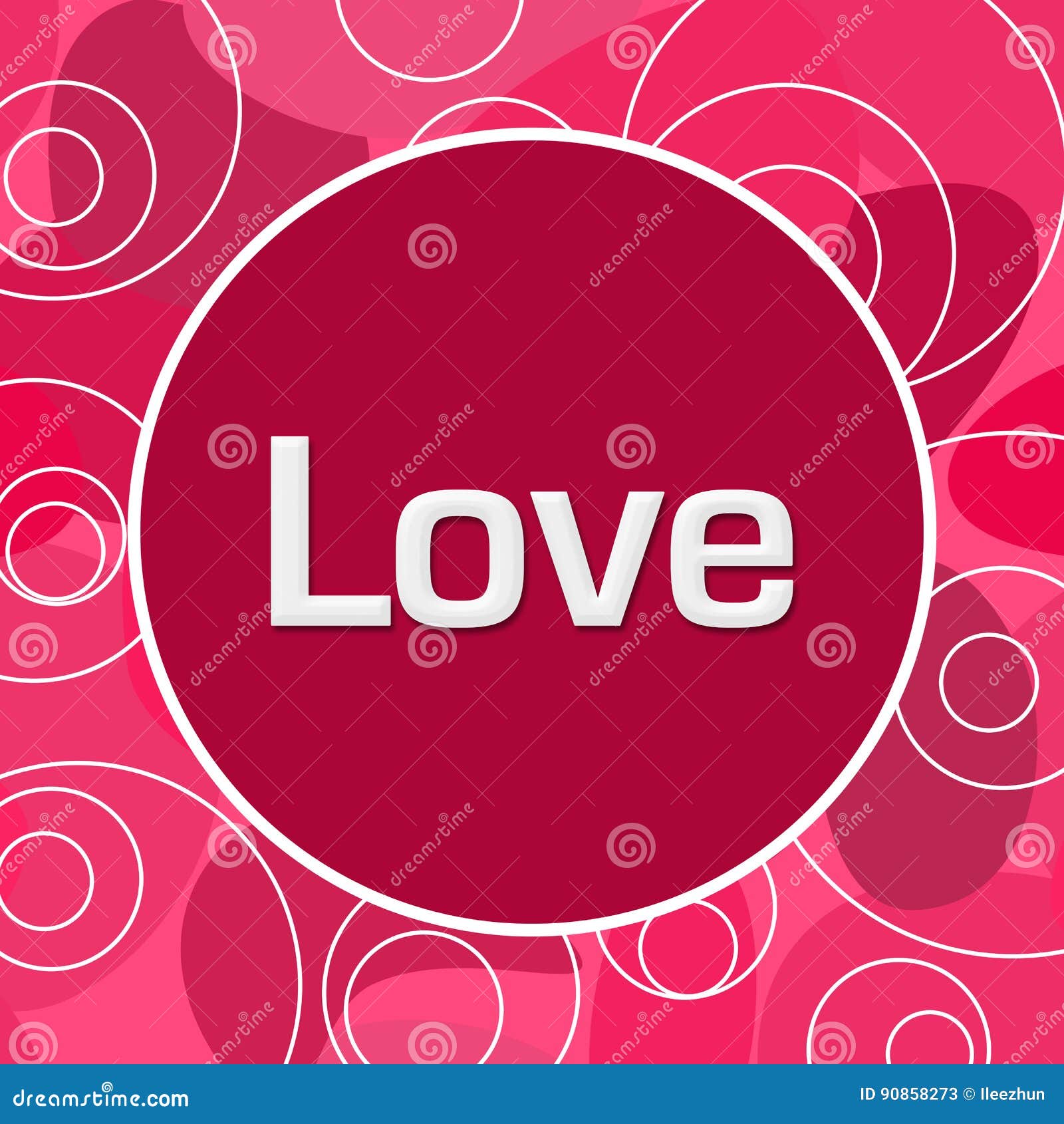 Love Random Pink Rings Circle Stock Illustrations – 2 Love Random Pink ...