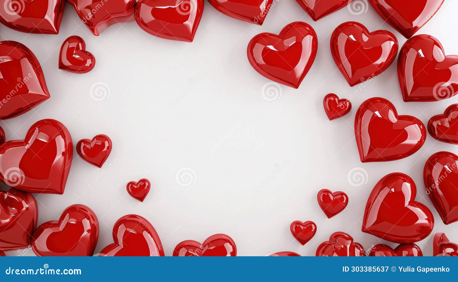 Love Red Heart Frame Background Stock Image - Image of symbol, card ...
