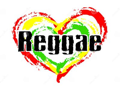 We love Reggae Music stock illustration. Illustration of kingston ...