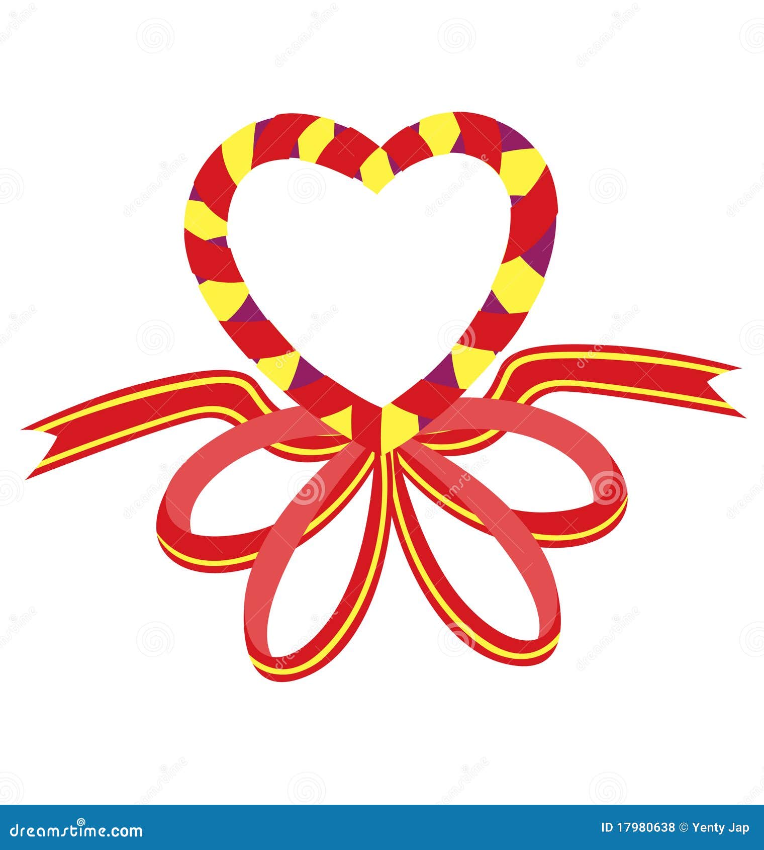 Love Ribbon stock vector. Illustration of hobbies, template - 17980638