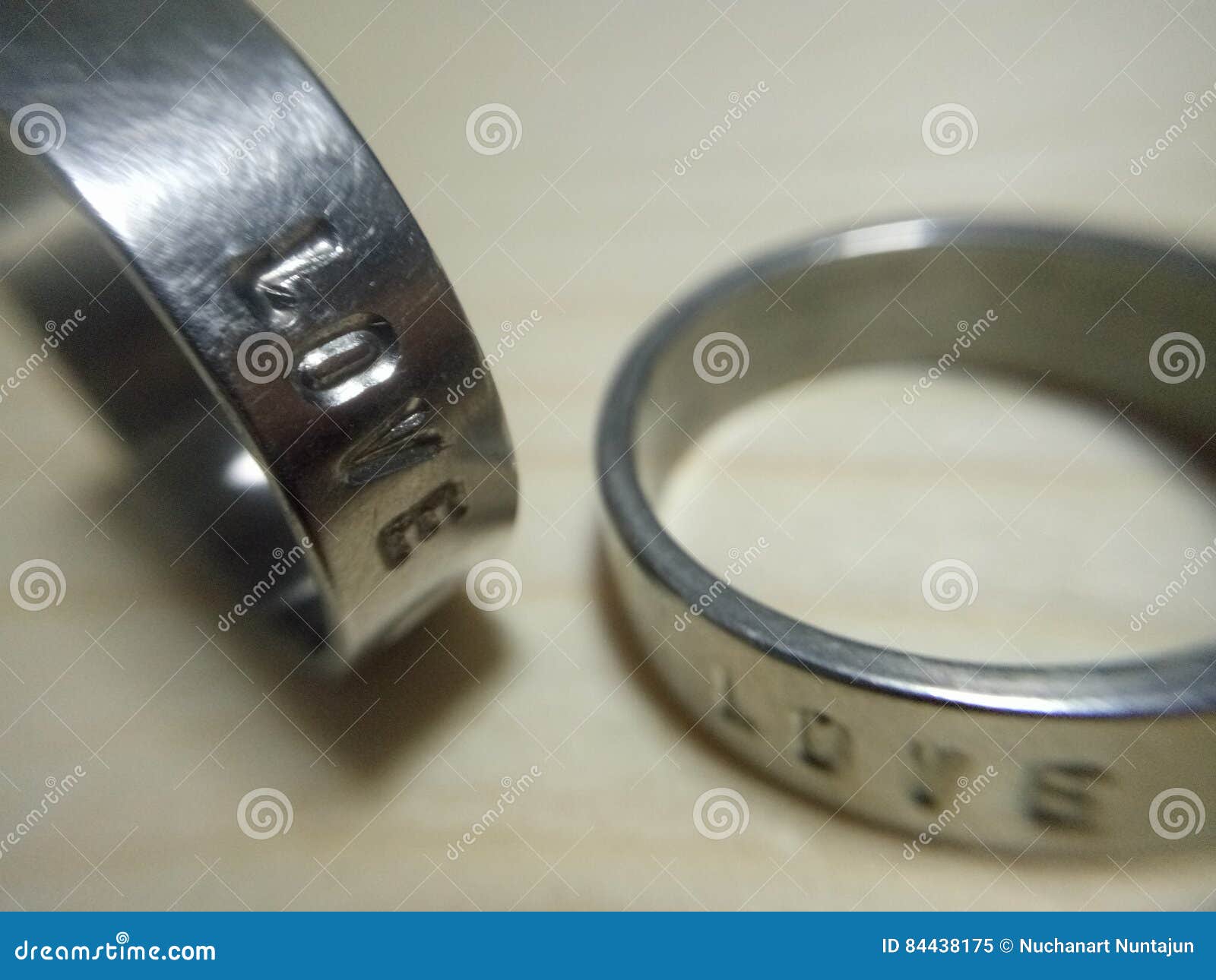 The love ring. stock image. Image of roll, wood, heart - 84438175