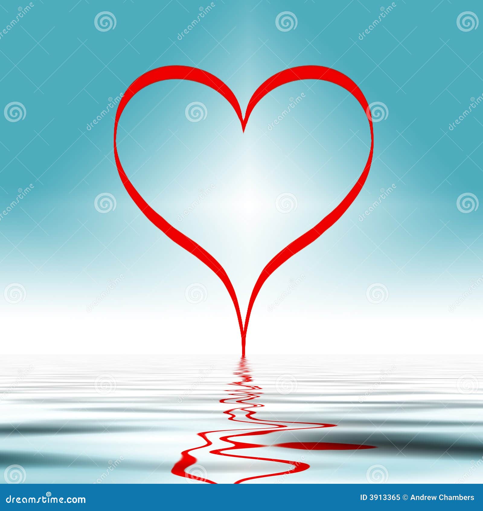 Love ripples stock illustration. Illustration of abstract - 3913365