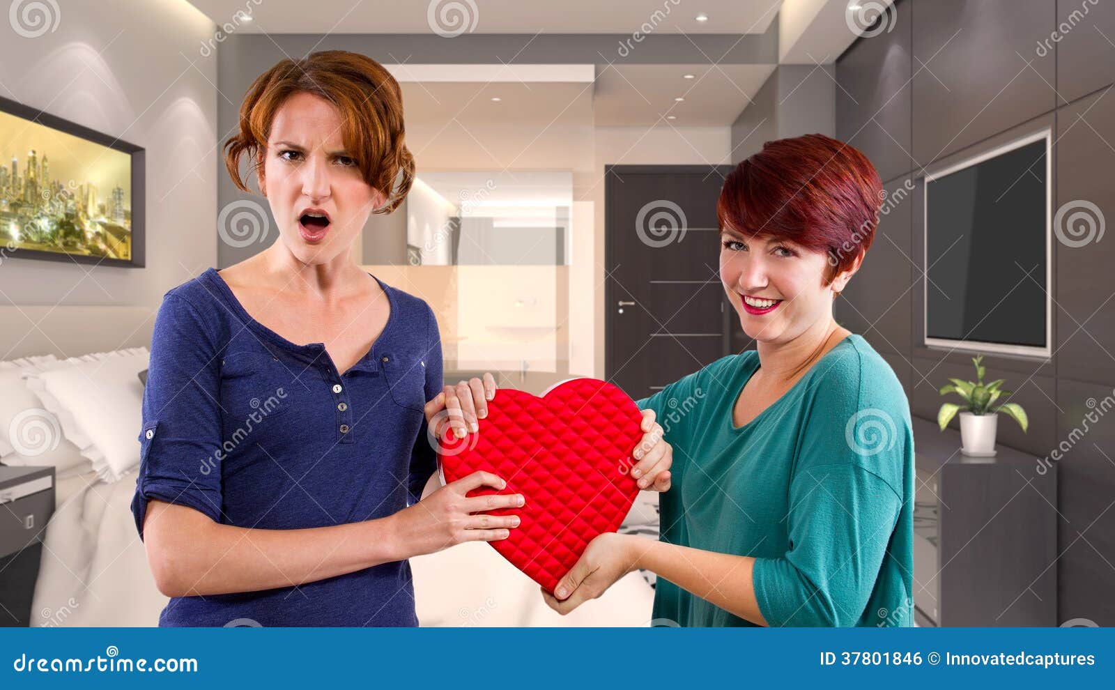 Love Rivals stock photo. Image of fight, jealousy, jealous - 37801846