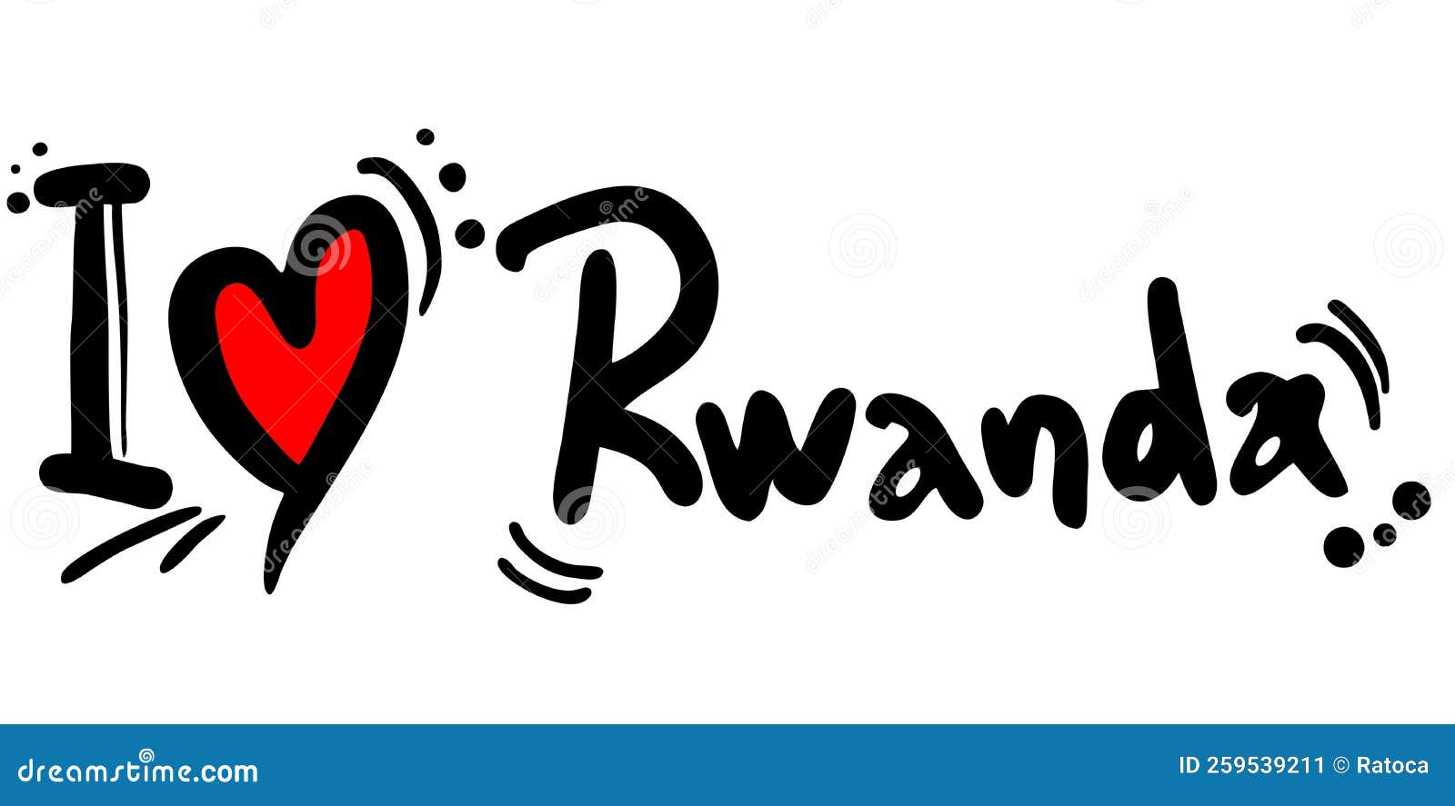 I Love Rwanda Royalty-Free Stock Photo | CartoonDealer.com #109276467