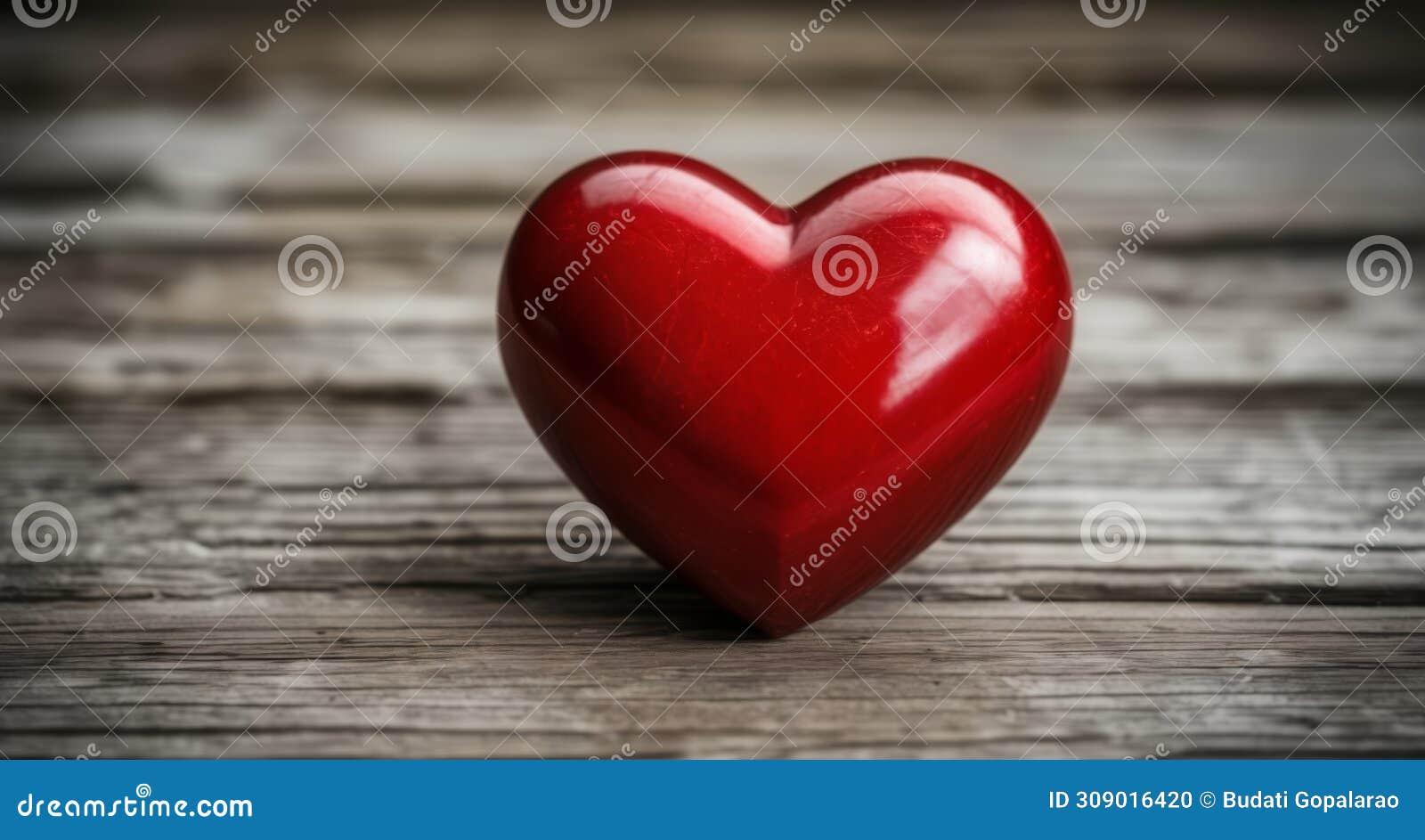 Love S Enduring Symbol, a Heart of Red Stock Illustration ...