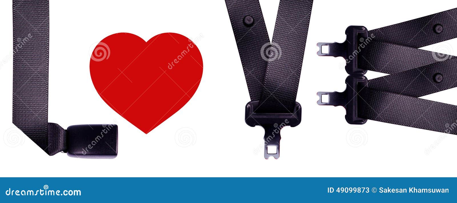 Love safety belt stock image. Image of insurance, love - 49099873