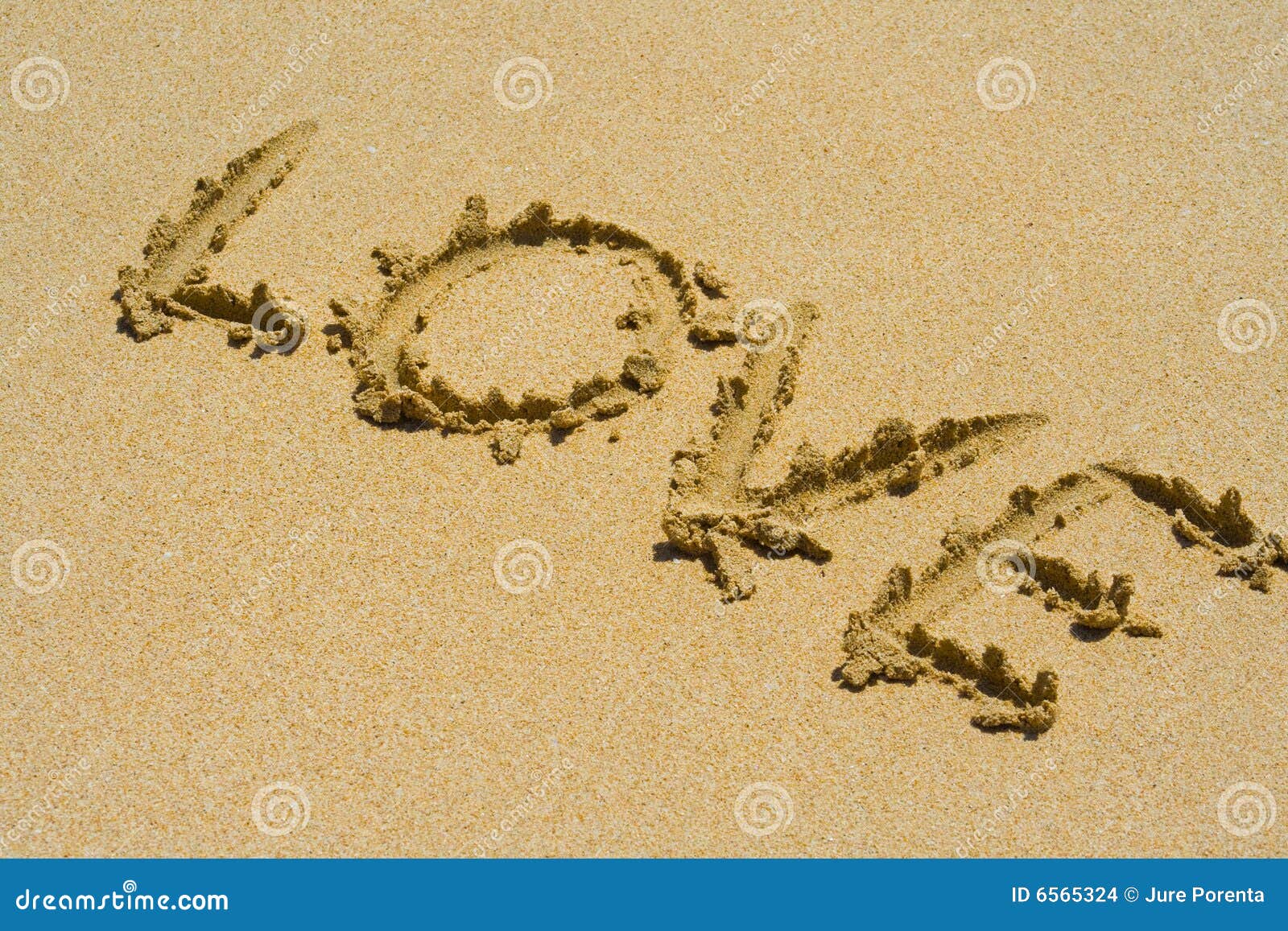 Love in sand stock photo. Image of color, holiday, paradise - 6565324