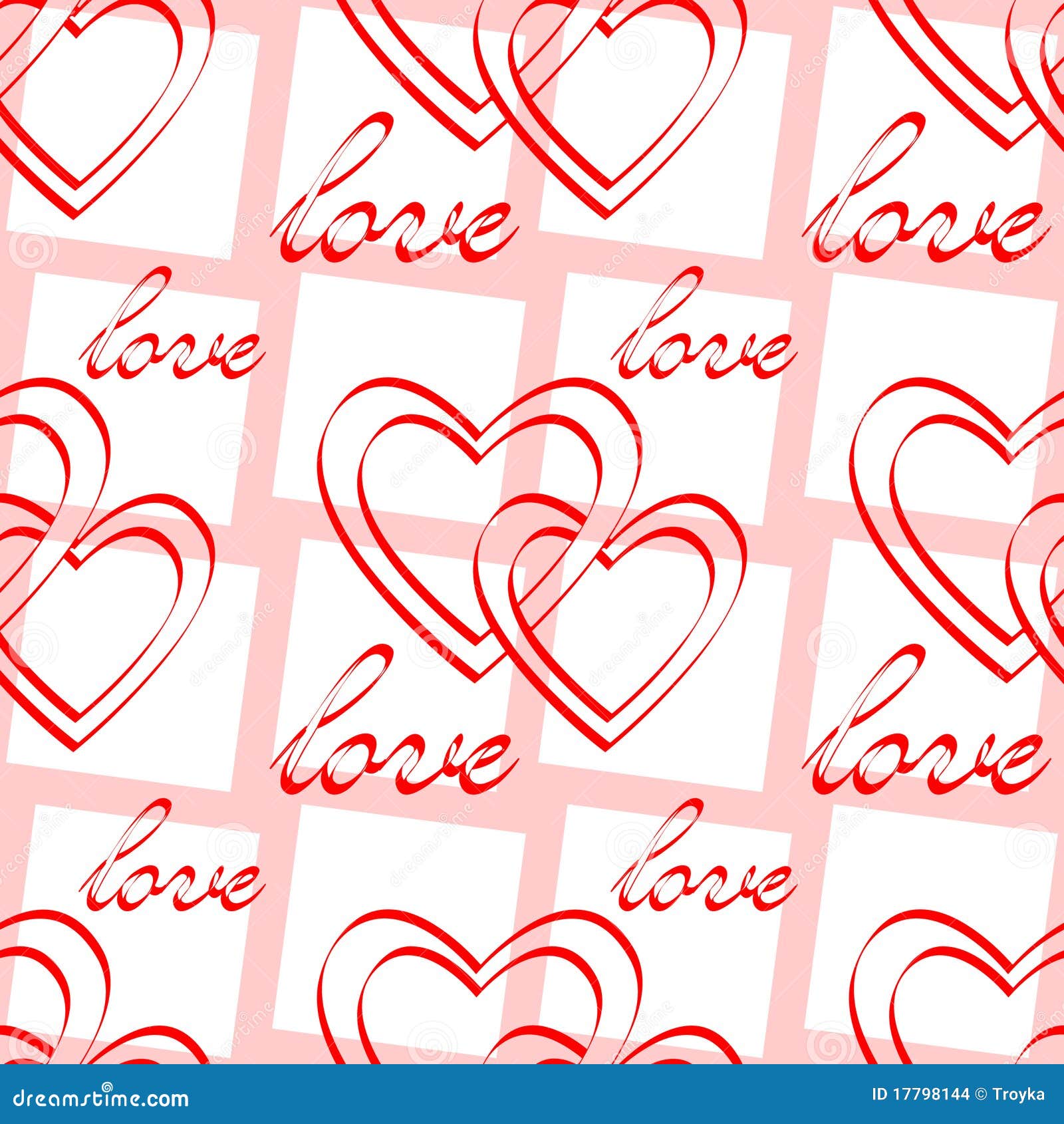 Love. Seamless pattern. stock vector. Illustration of decorative - 17798144