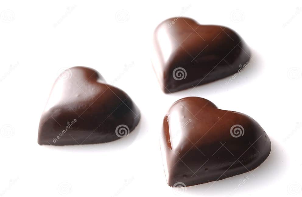 Love shape chocolate stock photo. Image of food, romantic - 3149830