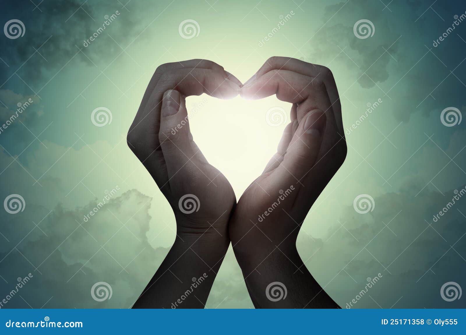 Love shape hand silhouette stock photo. Image of love - 25171358
