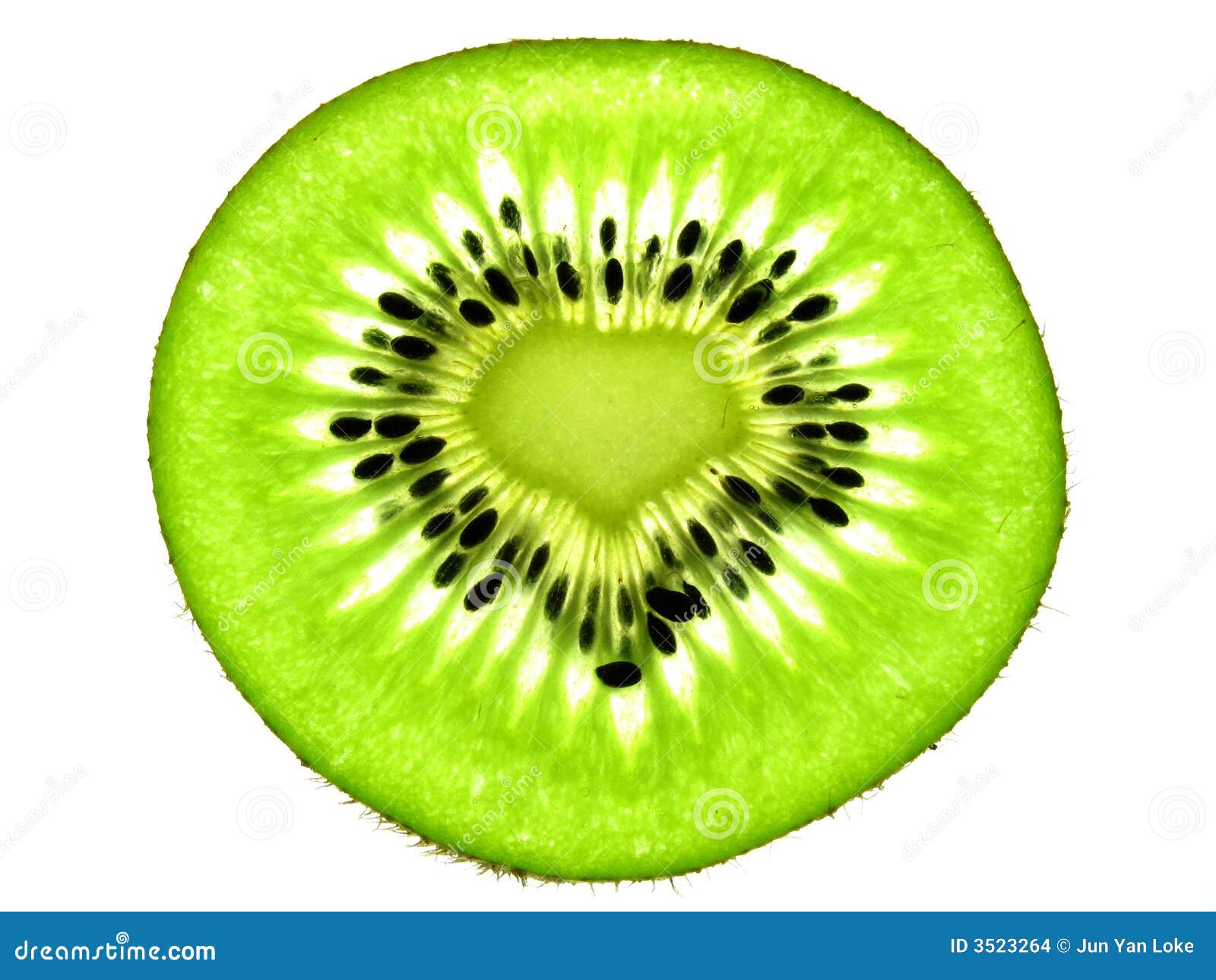 Love Shape Kiwi Slices Single Stock Photo - Image of juicy, sour: 3523264