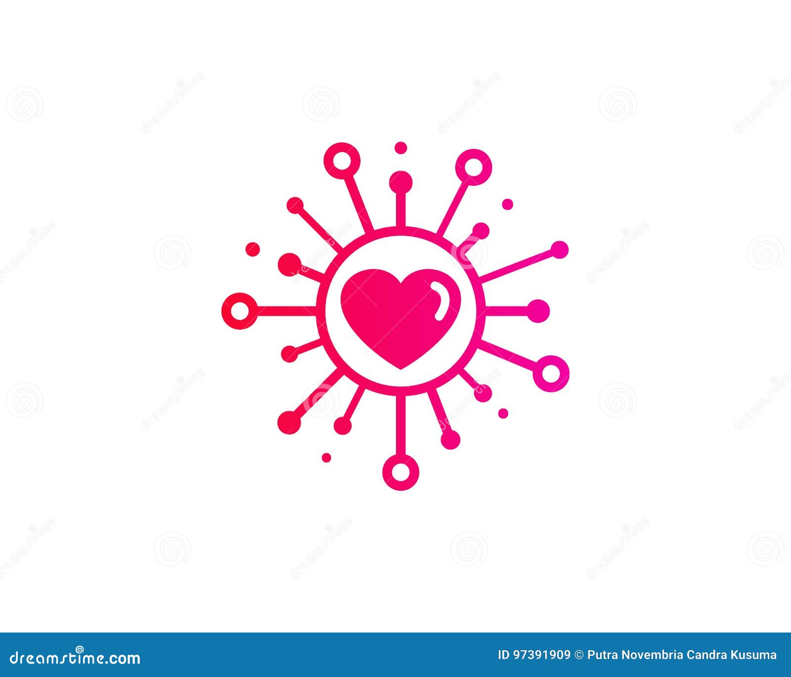 Love Share Icon Logo Design Element Stock Vector - Illustration of ...
