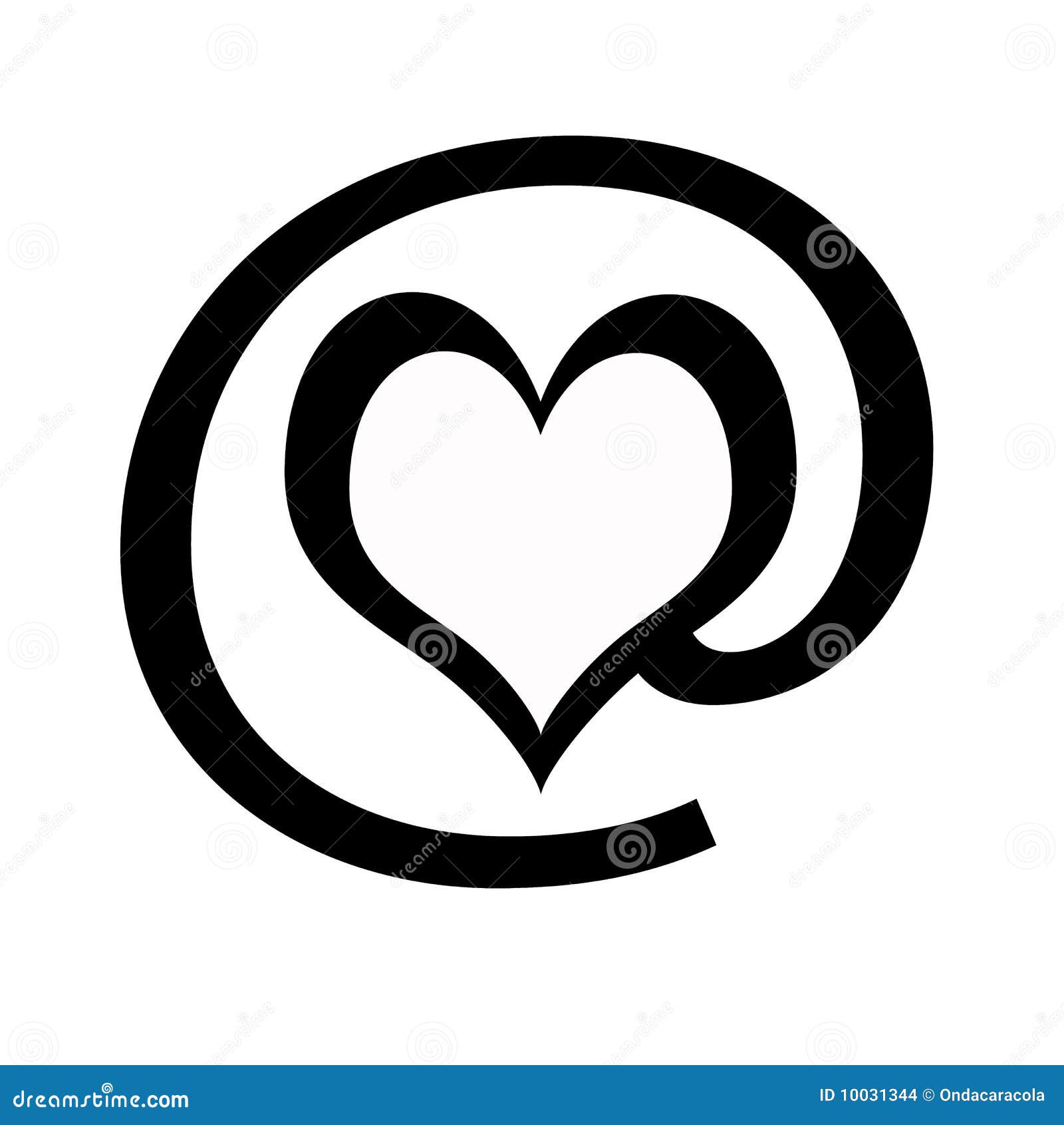 Love at sign stock illustration. Illustration of heart - 10031344