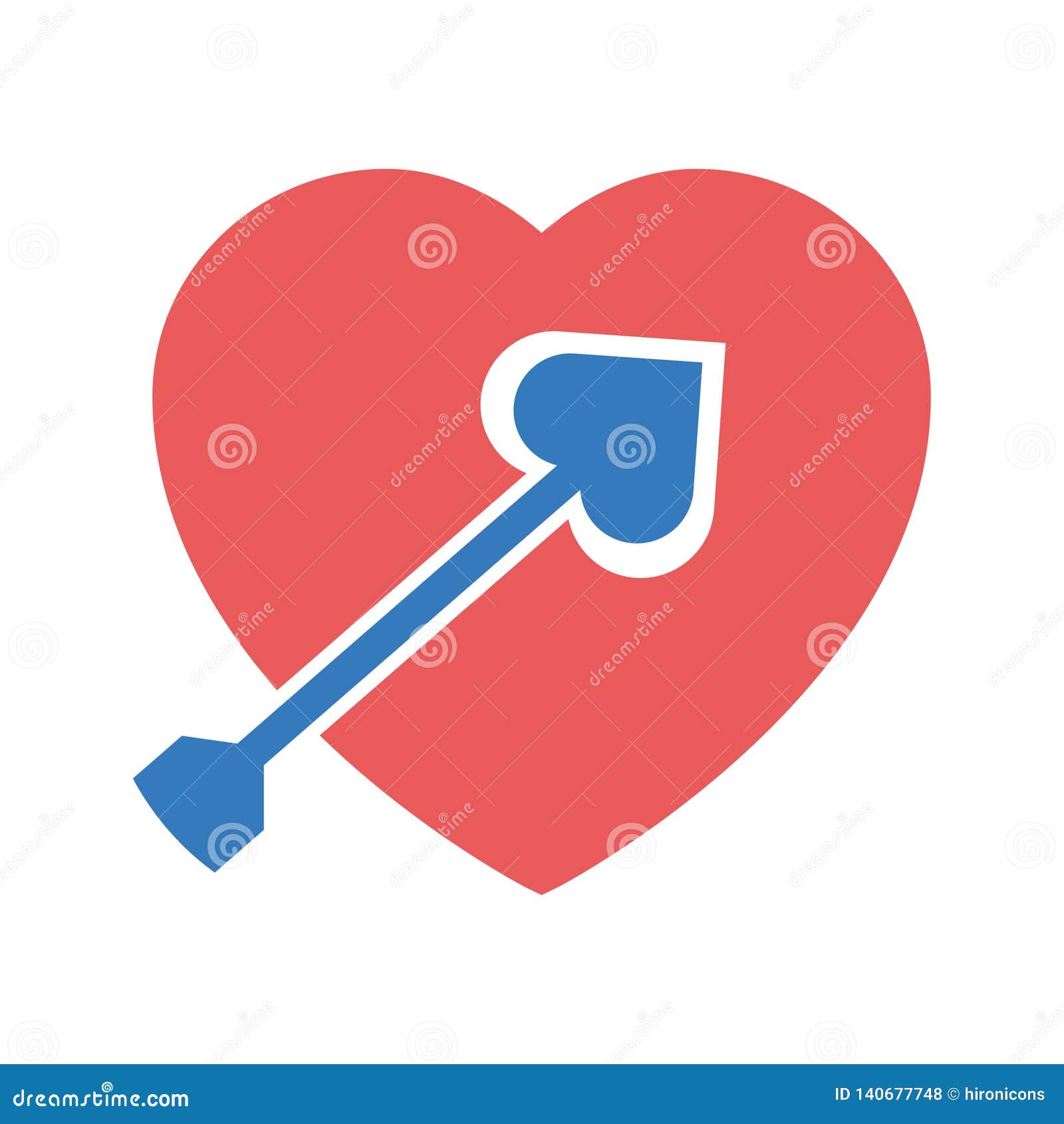 Love Heart Icon, Love Sign Vector Stock Illustration - Illustration of ...