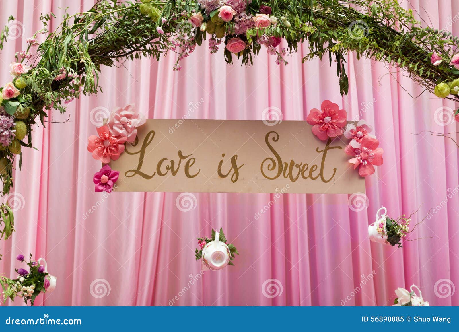 Love sign stock image. Image of expensive, flower, cakes - 56898885