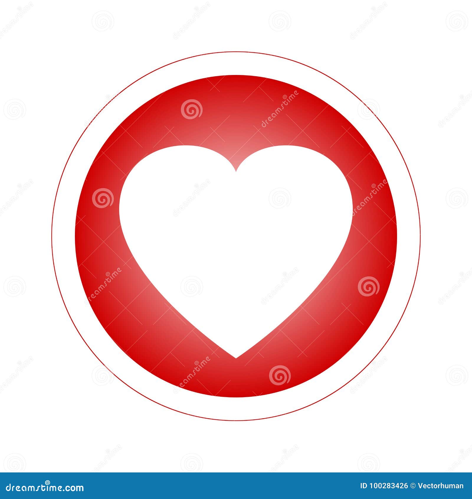 Love sign vector stock vector. Illustration of natural - 100283426