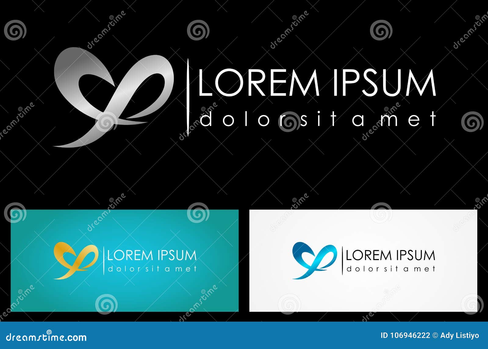 Abstract love logo design stock illustration. Illustration of ...