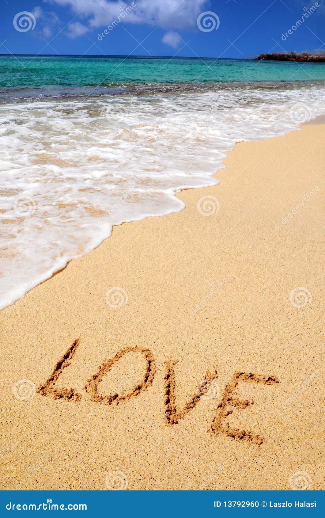 Love sing on the beach stock photo. Image of caribbean - 13792960