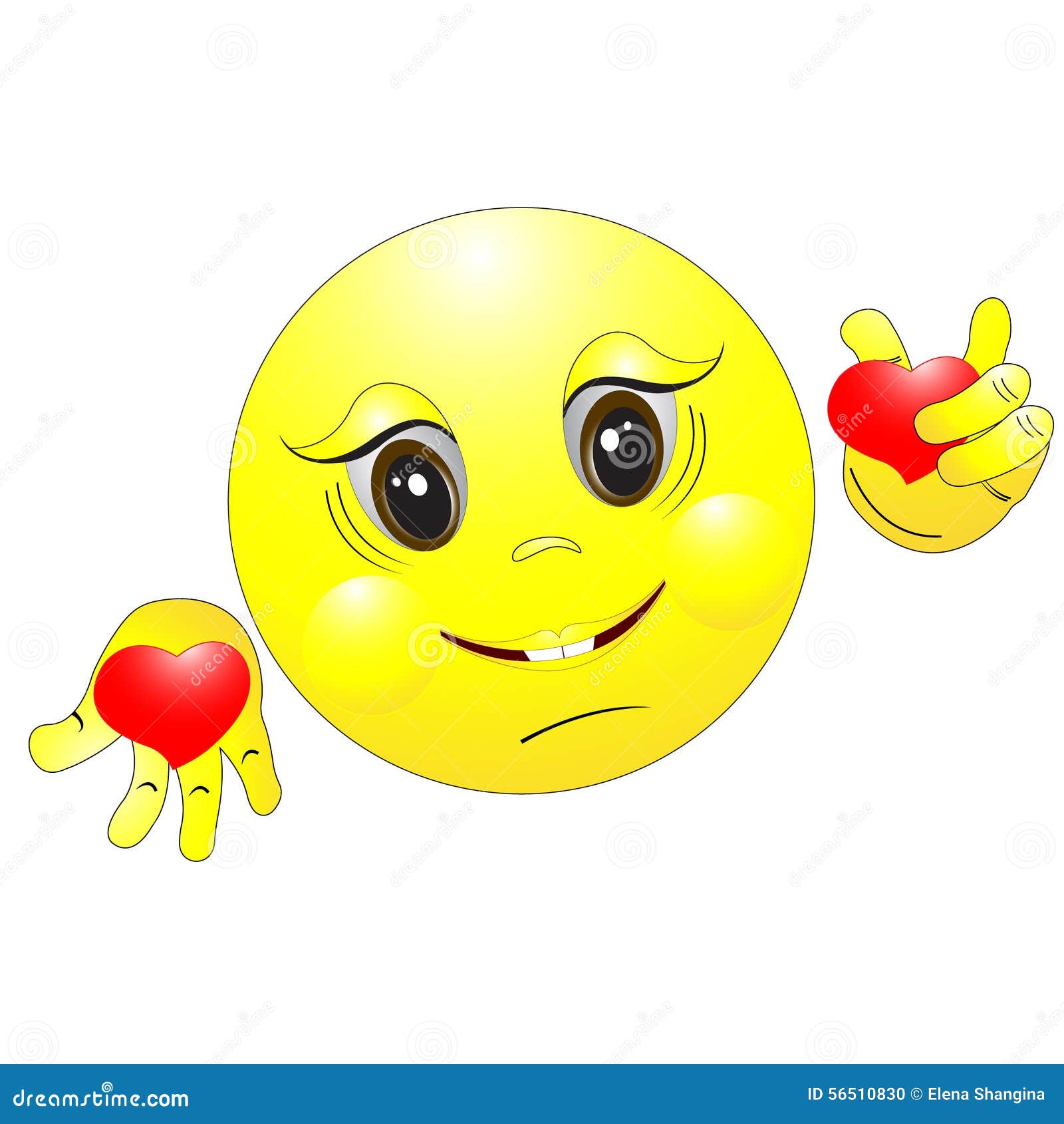 Laughing Smilie With A Thumbs Up Sign Royalty-Free Cartoon ...