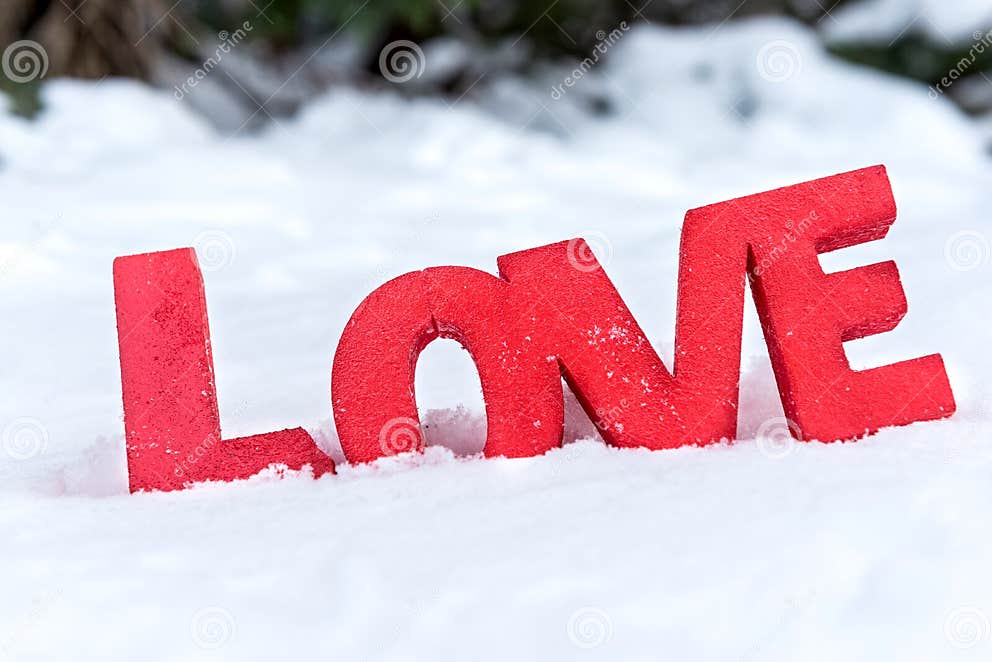 Love in the snow stock photo. Image of winter, holiday - 84193298