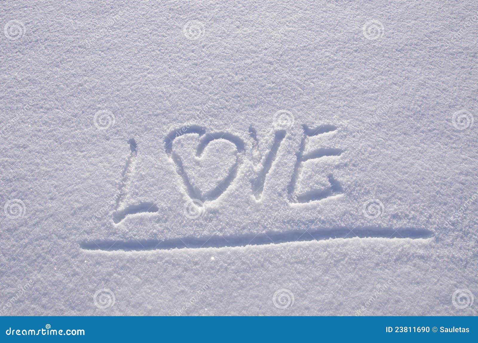 Love Snow Winter Concept Expression Feelings Stock Photo - Image of ...