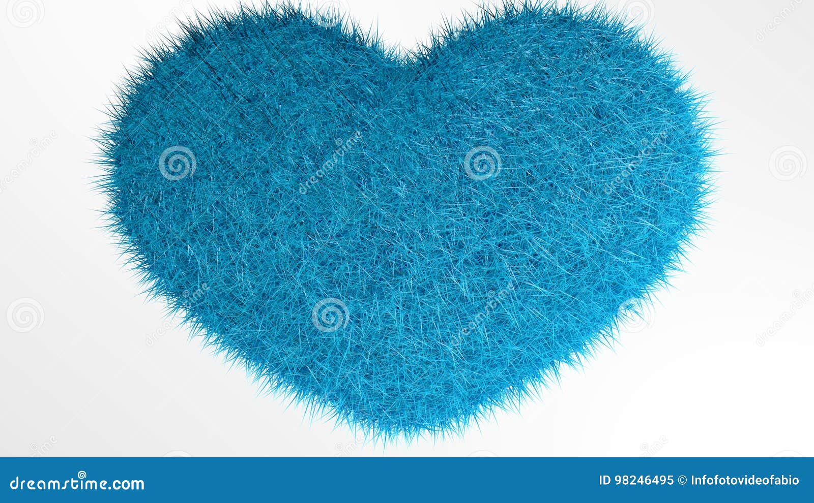 Love, soft blue heart. stock illustration. Illustration of plush - 98246495