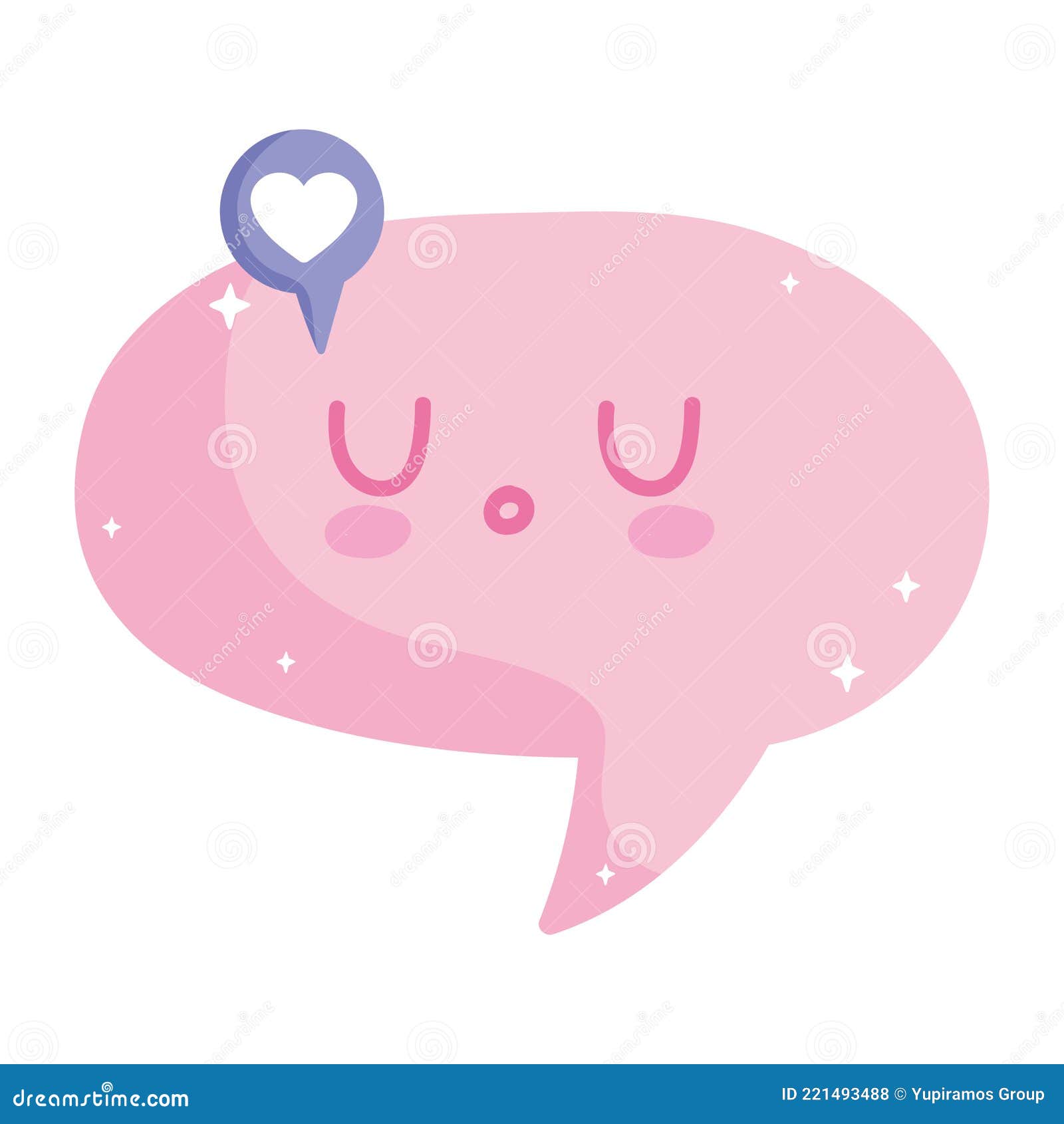 Love speech bubble stock vector. Illustration of bubble - 221493488