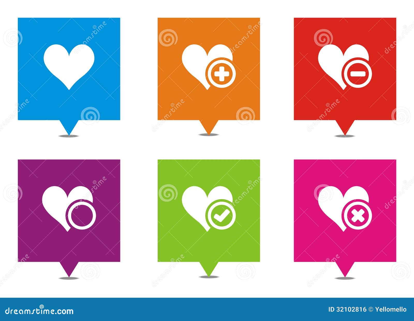 Love square pointers stock illustration. Illustration of health - 32102816