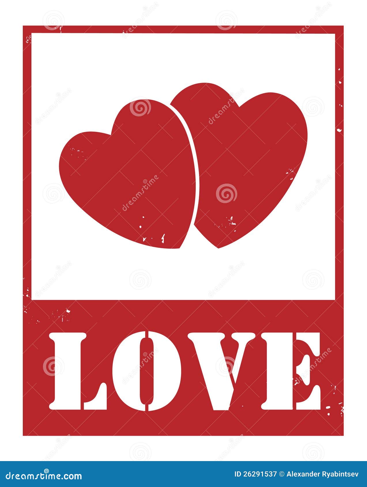 Love stamp stock illustration. Illustration of paper - 26291537
