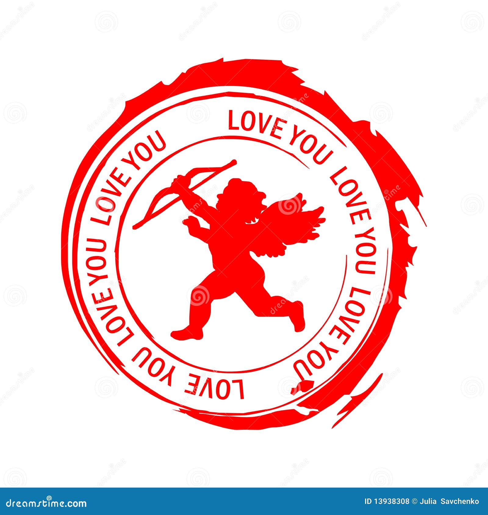 Love stamps stock vector. Illustration of sticker, airmail - 13938308
